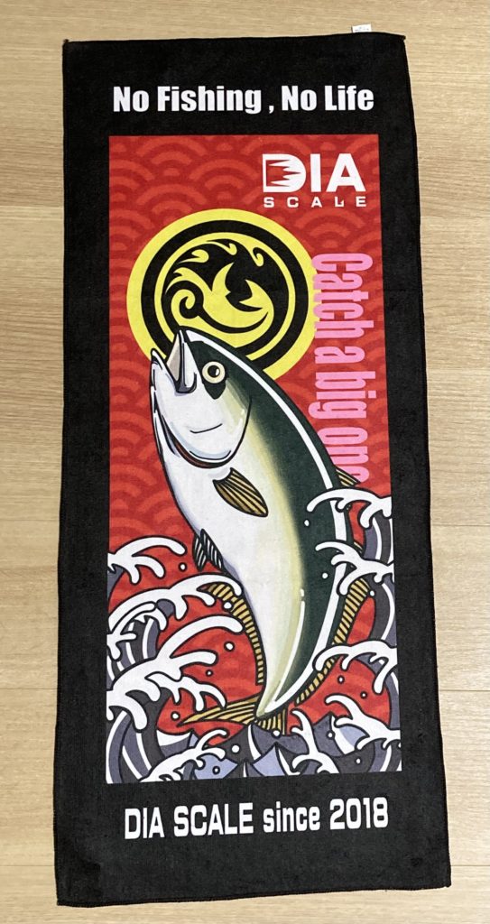 DIA SCALEデザインフェイスタオル（月光鰤） | 【DIA SCALE（ダイヤスケール）】公式ウェブサイト